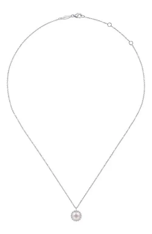 GABRIEL & CO. Pearl Pendant Necklace