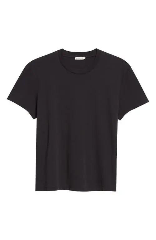KALLMEYER Kenzie Striped Cotton T-shirt - Black