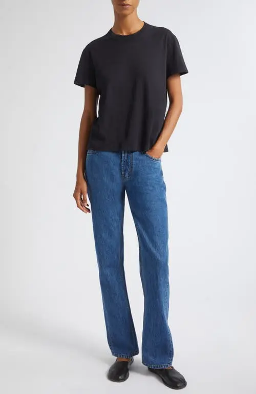KALLMEYER Kenzie Striped Cotton T-shirt - Black
