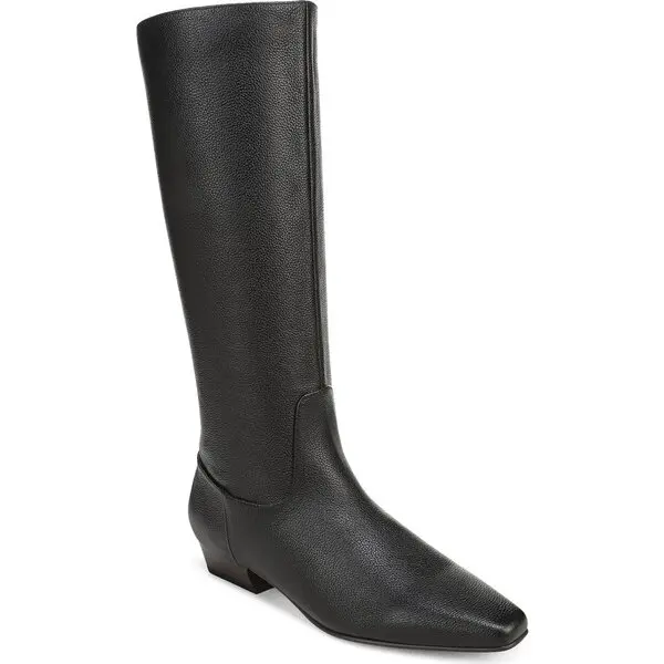 FAVORITE DAUGHTER Addison Tall Boot - Black Leather