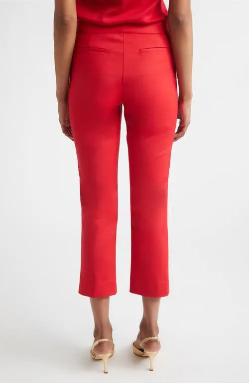 St. John Luxe Twill Crop Pants