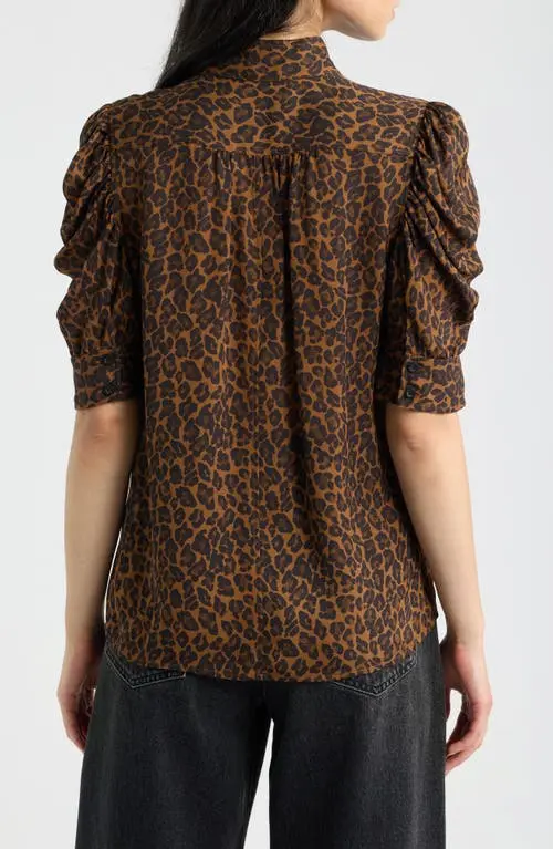 FRAME The Gillian Silk Top