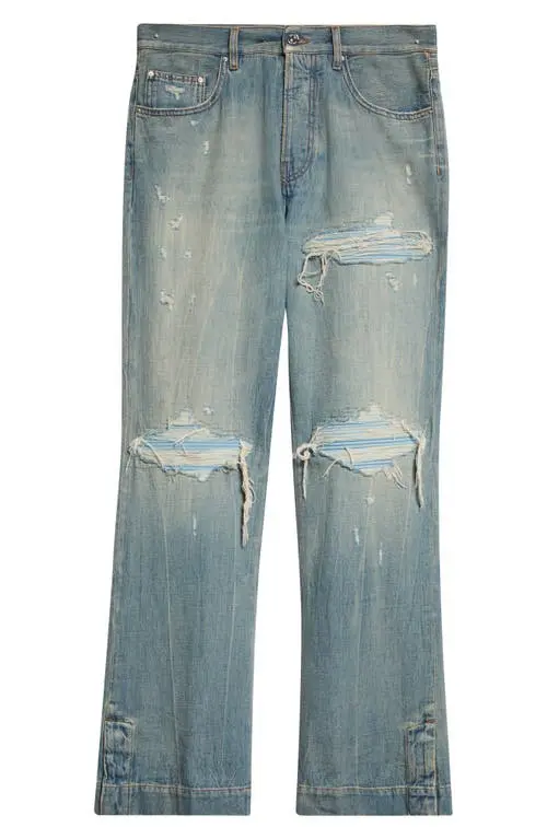 Amiri Mx1 Straight Flare Jeans - Laurel Fade