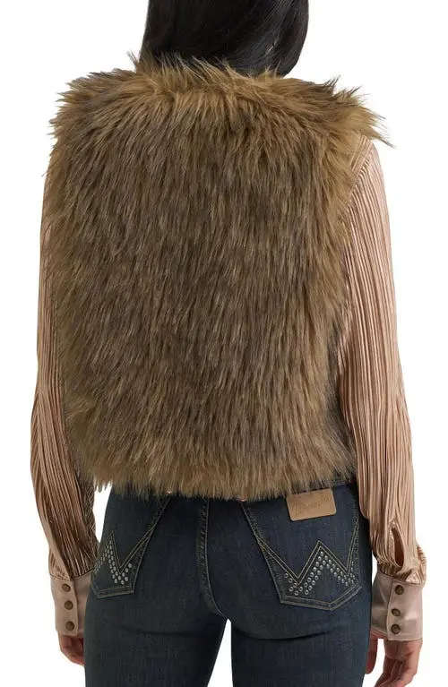 Wrangler Faux Fur Vest