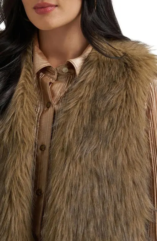Wrangler Faux Fur Vest