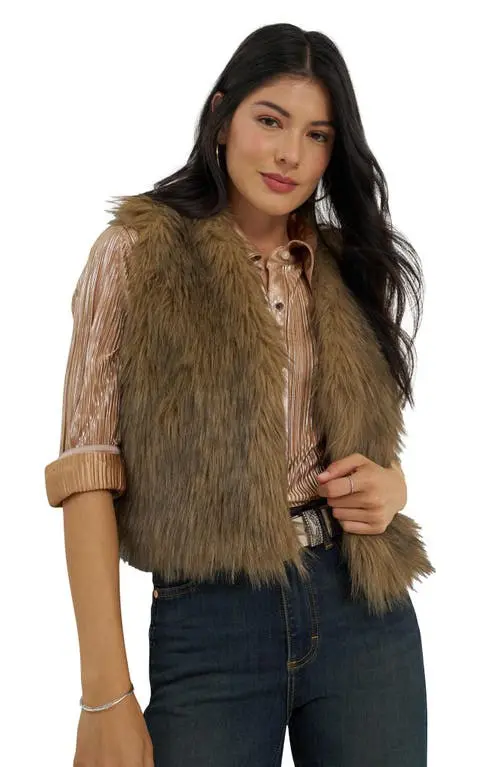 Wrangler Faux Fur Vest
