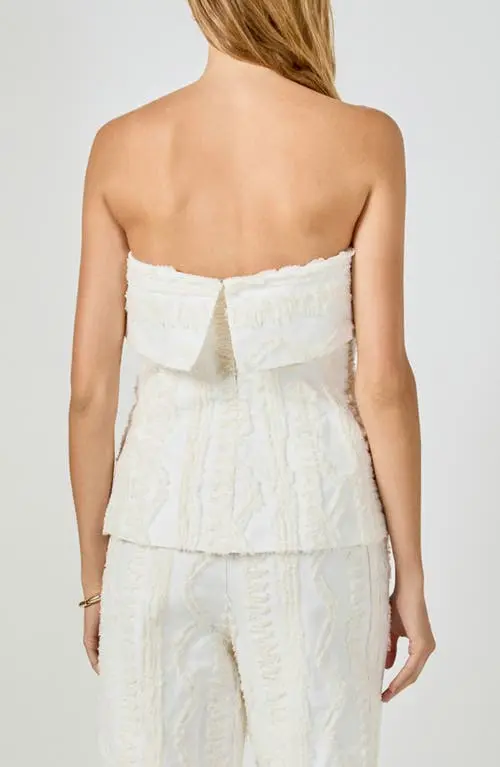 Endless Rose Strapless Embroidered Top