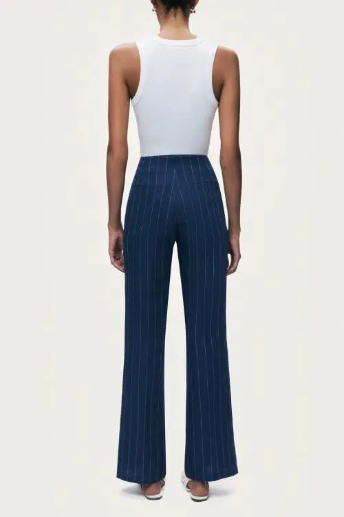 NOCTURNE Pinstripe Wide Leg Trousers