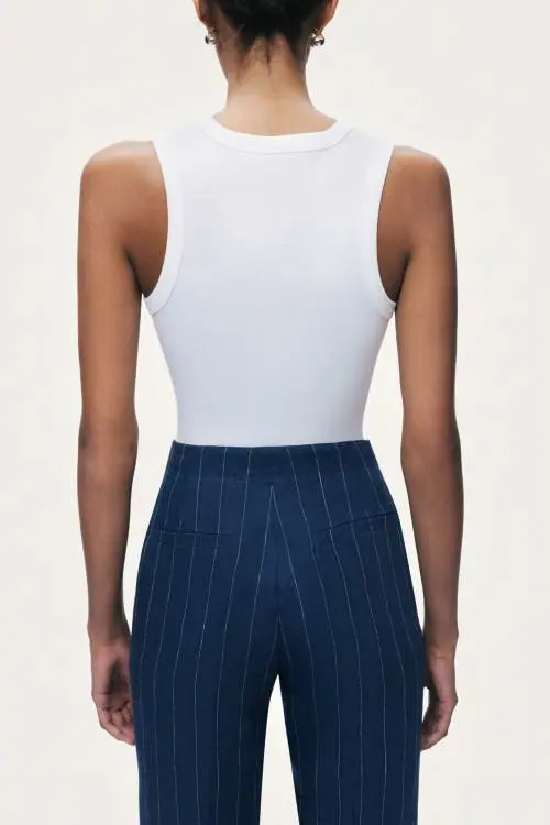 NOCTURNE Pinstripe Wide Leg Trousers