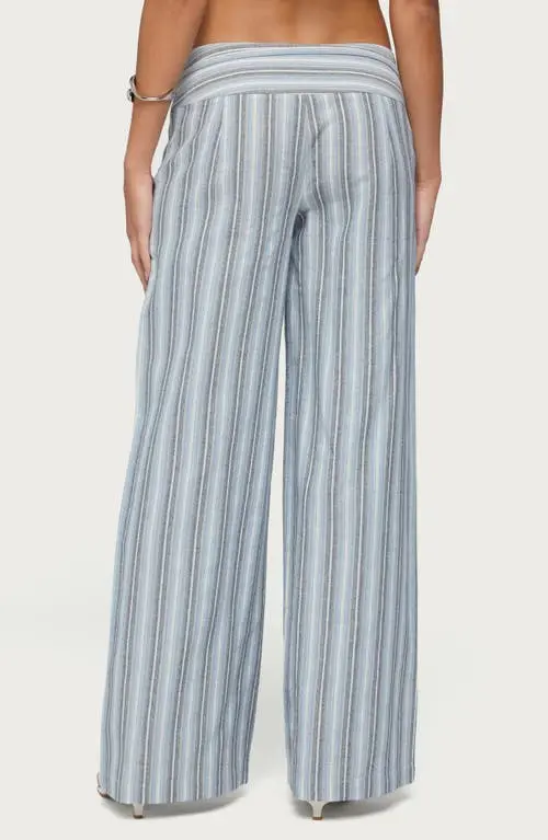 EDIKTED Chera Striped Wide Leg Pants