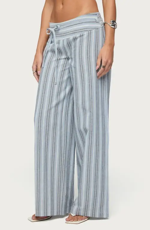 EDIKTED Chera Striped Wide Leg Pants