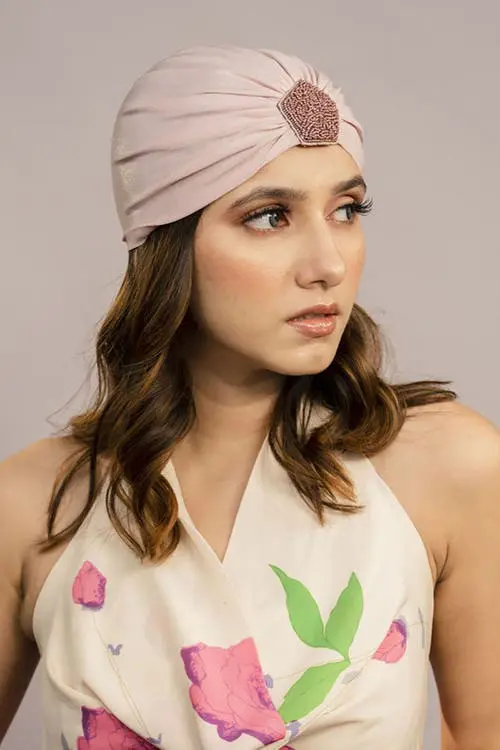 HAIR DRAMA CO Rose Gold Glimmer Headwrap