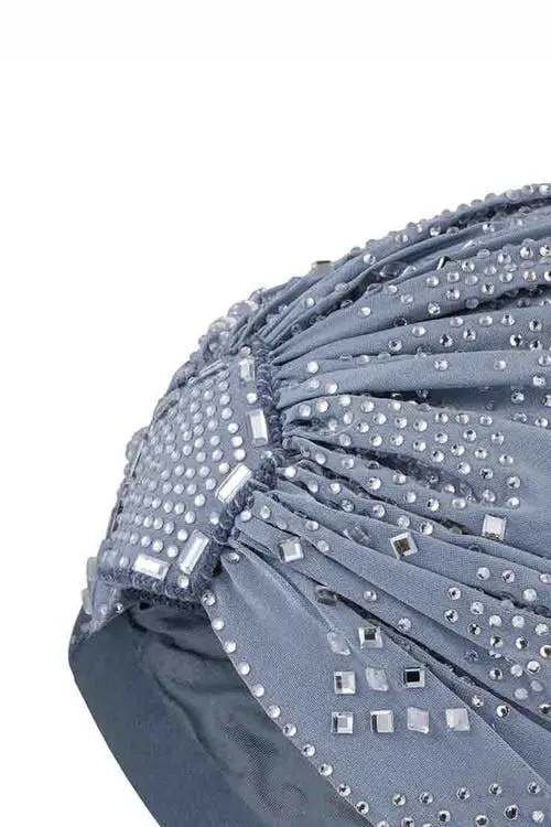 HAIR DRAMA CO Blue Mirage Crystal Headwrap