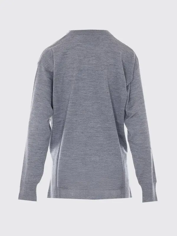 AMI Paris Crew-neck Wool And Silk Pullover