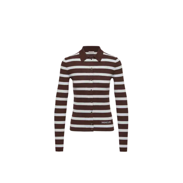 Moncler Cotton Crêpe Polo Shirt - Multicolor