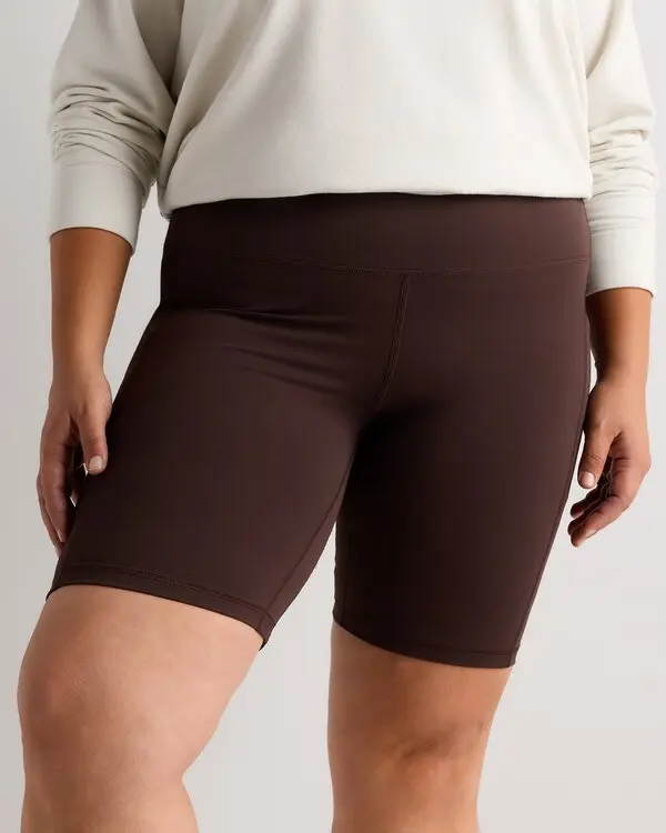 Quince Ultra-form Pocket Bike Short 9 - Espresso