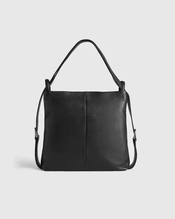 Quince Maeve Convertible Backpack - Black