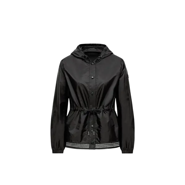 Moncler Rochebonne Hooded Taffeta Jacket - Black