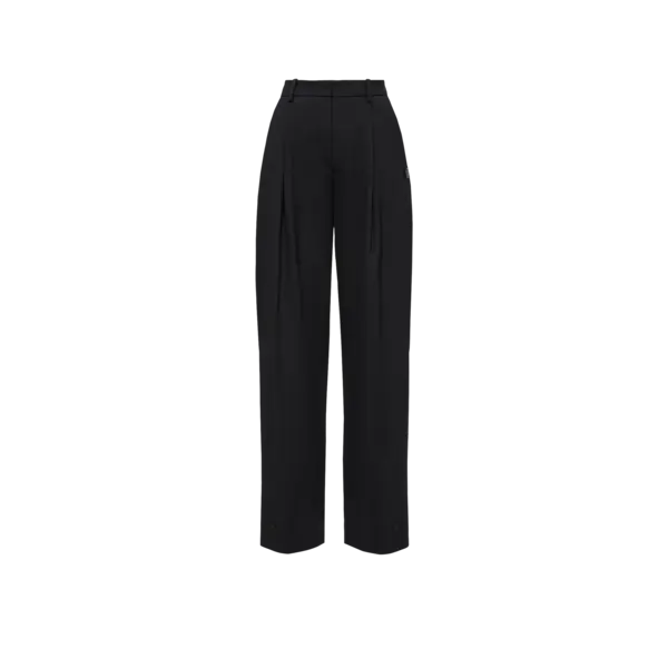 MONCLER X EDWARD ENNINFUL Tailored Wool Pants - Black