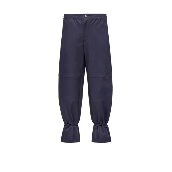 MONCLER X GILGA FARM DESIGNED BY DONALD GLOVER X Gilga Farm Donald Glover Cotton Gabardine Pants - Blue