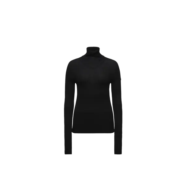 MONCLER X EDWARD ENNINFUL Wool Turtleneck Sweater - Black