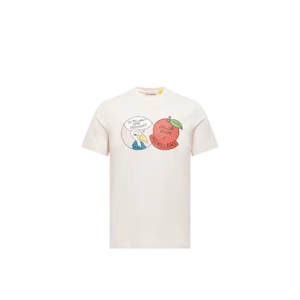 MONCLER X GILGA FARM DESIGNED BY DONALD GLOVER X Gilga Farm Donald Glover Cotton T-shirt - White
