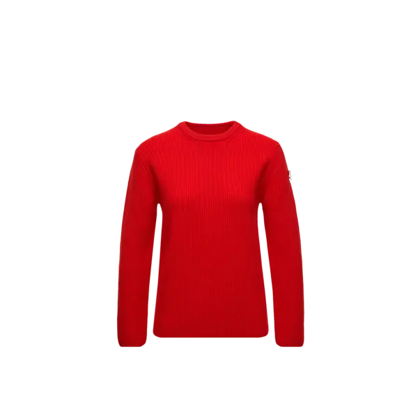 MONCLER + JIL SANDER Wool Sweater - Red