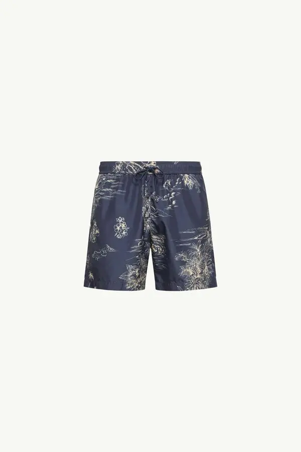 Moncler Floral Print Swim Shorts