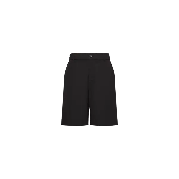 Moncler Seersucker Shorts - Black
