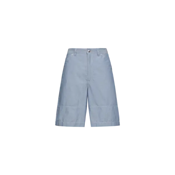 Moncler Chambray Cargo Shorts