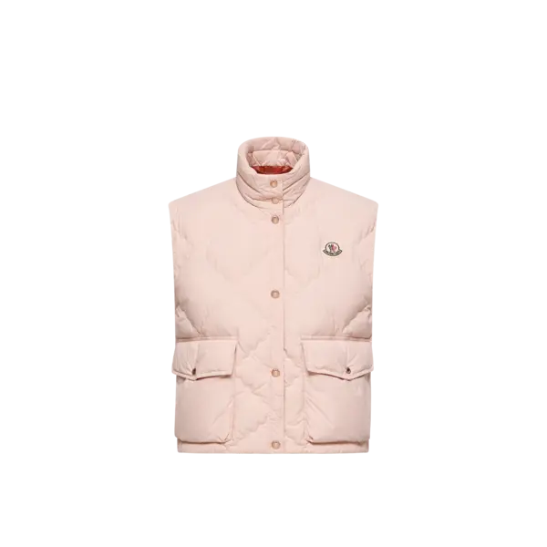 Moncler Biois Down Vest - Pink