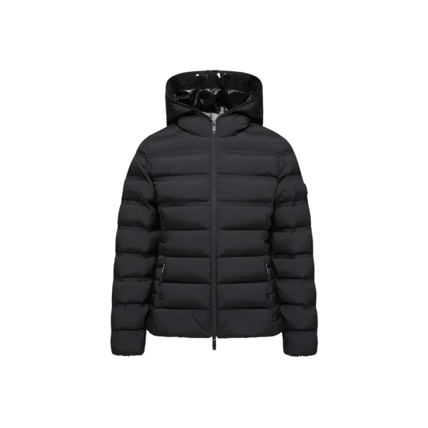 Moncler Alete Hooded Short Down Jacket - Black
