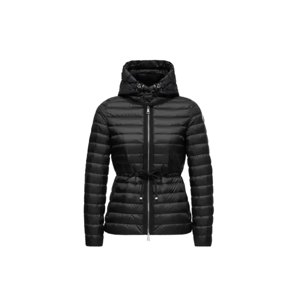 Moncler Raie Hooded Short Down Jacket - Black