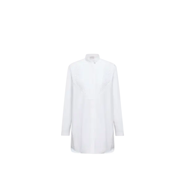 Moncler San Gallo Cotton Poplin Shirt - White