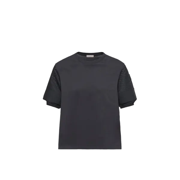 Moncler Cotton Jersey San Gallo T-shirt - Blue