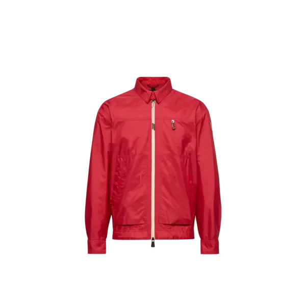 Moncler Brive Packable Shirt Jacket - Red
