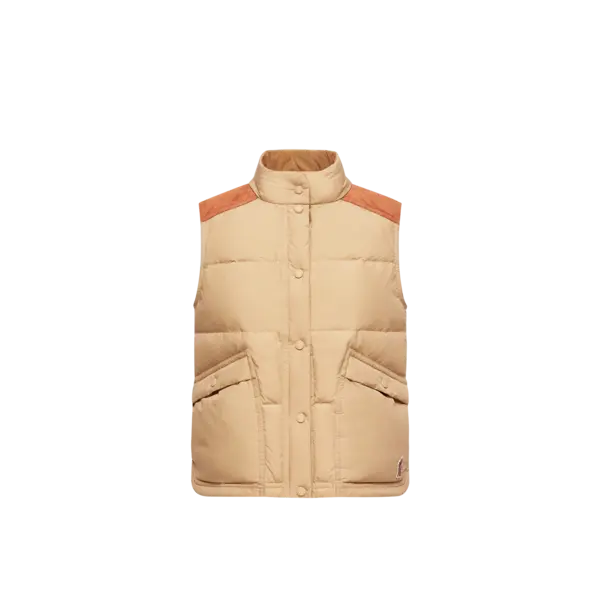 Moncler Aberes Down Vest - Beige