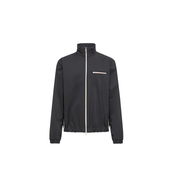 Moncler Fourioun Cotton Blend Short Jacket - Blue