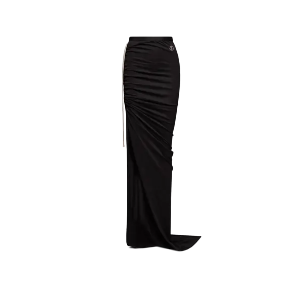 MONCLER + RICK OWENS Cotton Adjustable Skirt - Black