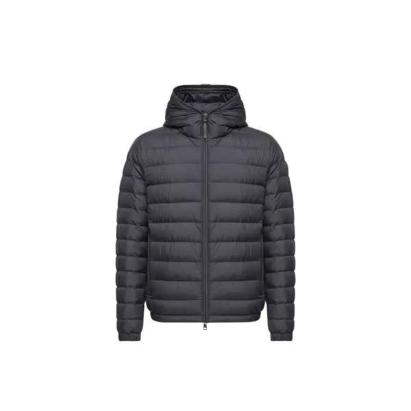 Moncler Solienn Hooded Short Down Jacket - Blue