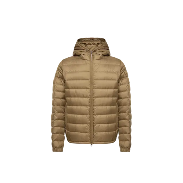 Moncler Solienn Hooded Short Down Jacket - Green
