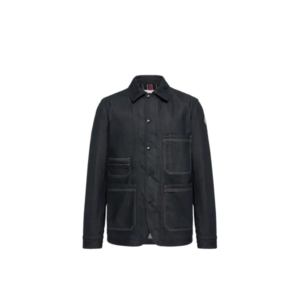Moncler Haderu Denim Shirt Jacket - Blue