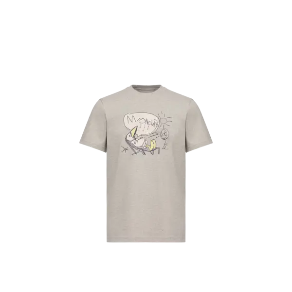Moncler Monduck Cotton T-shirt - Grey