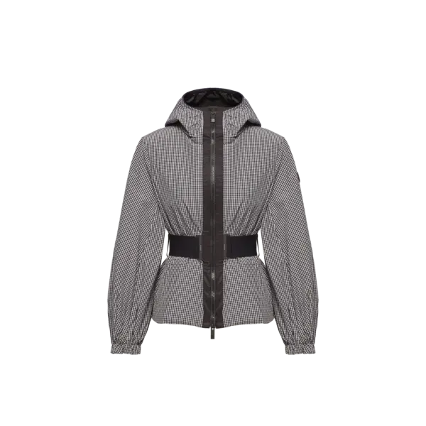 Moncler Rythme Belted Short Jacket - Grey