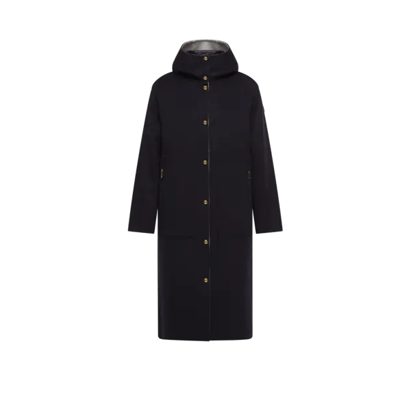 Moncler Anthrene 3-in-1 Wool & Cashmere Blend Hooded Down Jacket - Blue