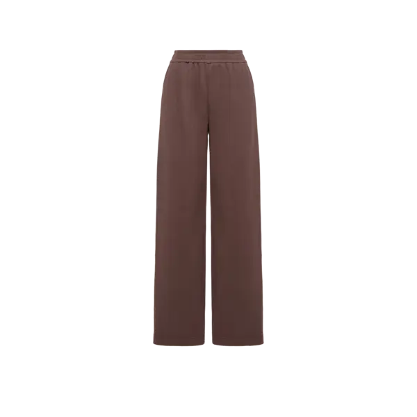 Moncler Logo Cotton Blend Sweatpants - Brown
