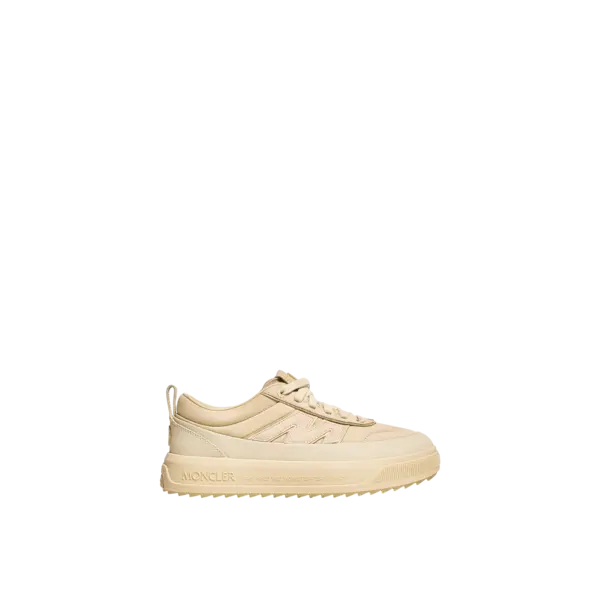 Moncler Altive Nubuck & Suede Sneakers - Beige