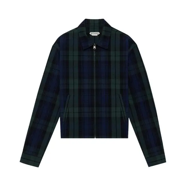 JW Anderson Front Zip Blouson 'navy/green