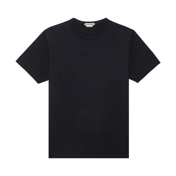JW Anderson Embroidered Anchor T-shirt - Black