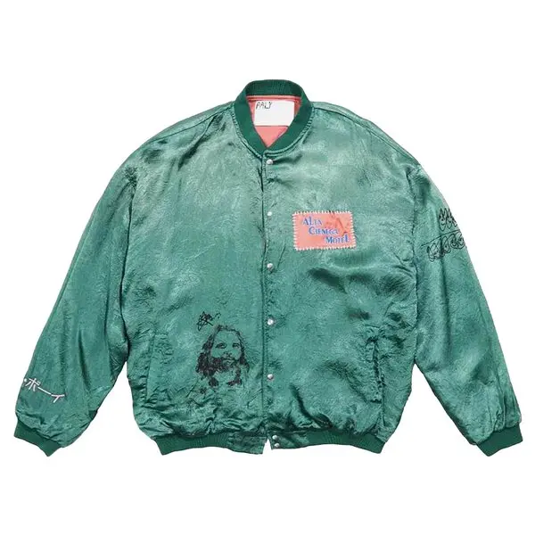 PALY HOLLYWOOD Jim's Room Satin Jacket 'mint